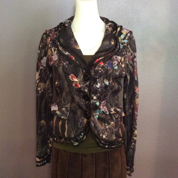 Alberto Makali | Tops | Alberto Makali Boho Jacket | Poshmark